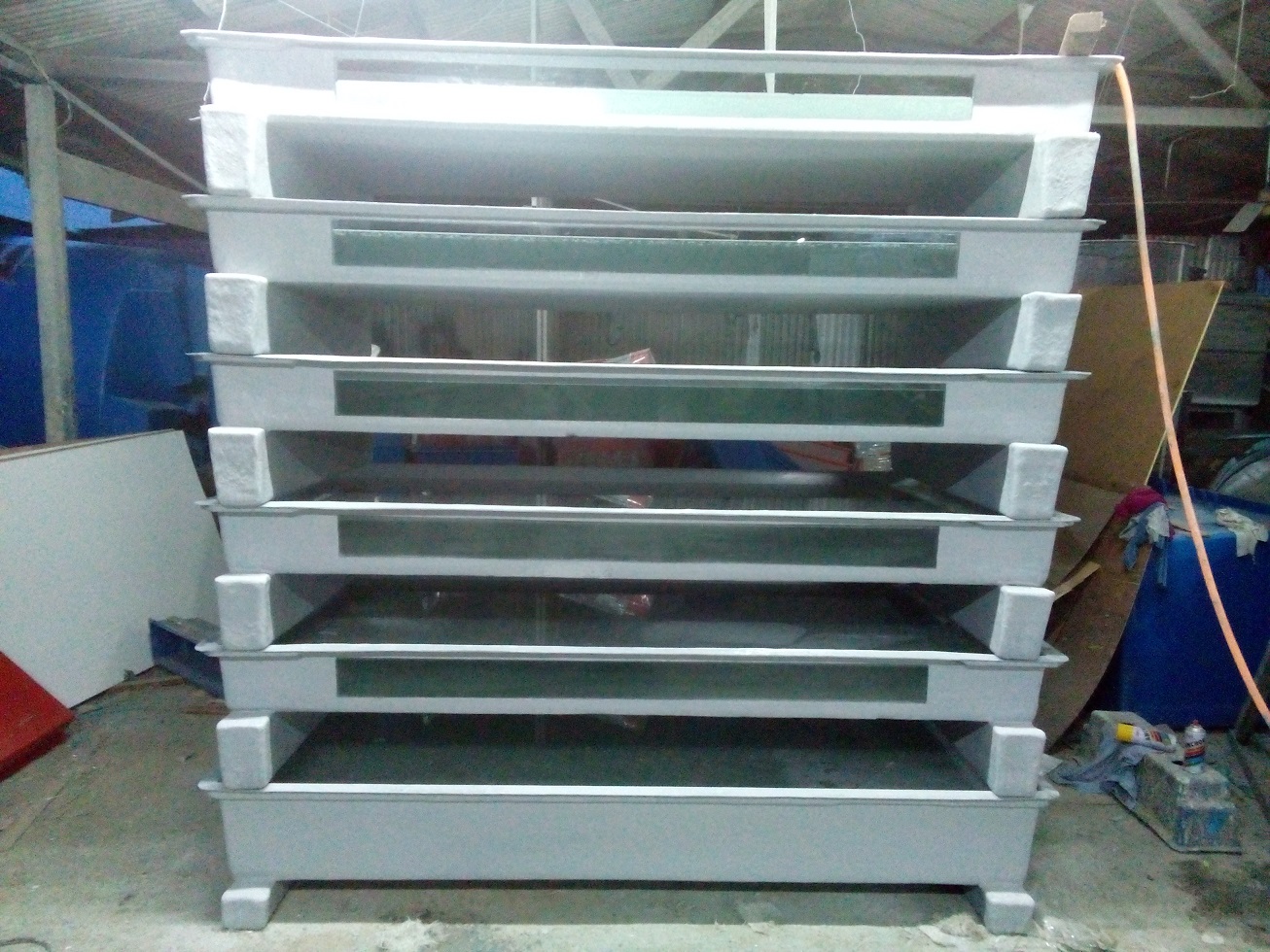 Stackable : [ Stack-able Tank ] L 8 FT x W 4 FT x H 8 " With Acrylic ...