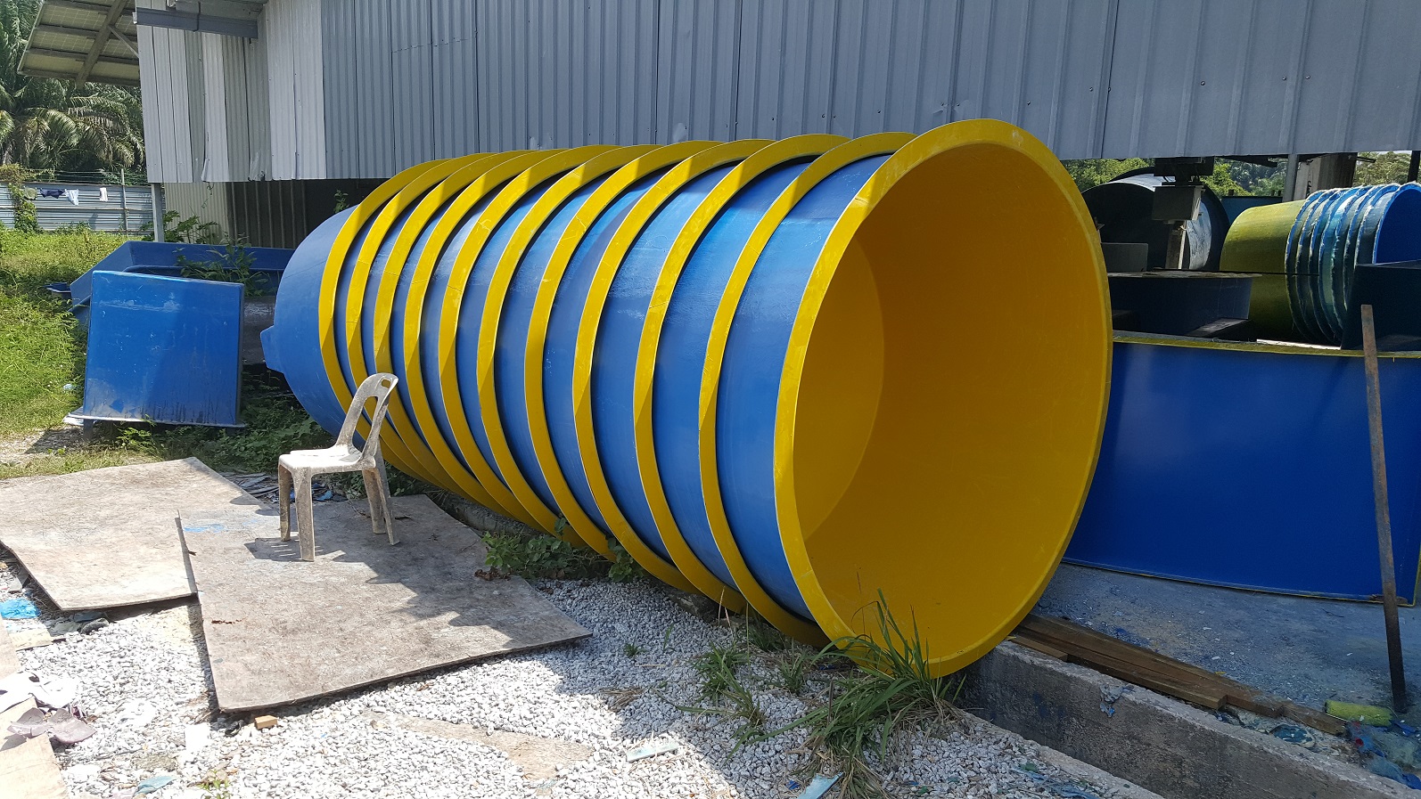 Slope Bottom : Dia 6 FT x H 3.5 FT With 6 " Slope Bottom [ 3 Ton ] ( R ...